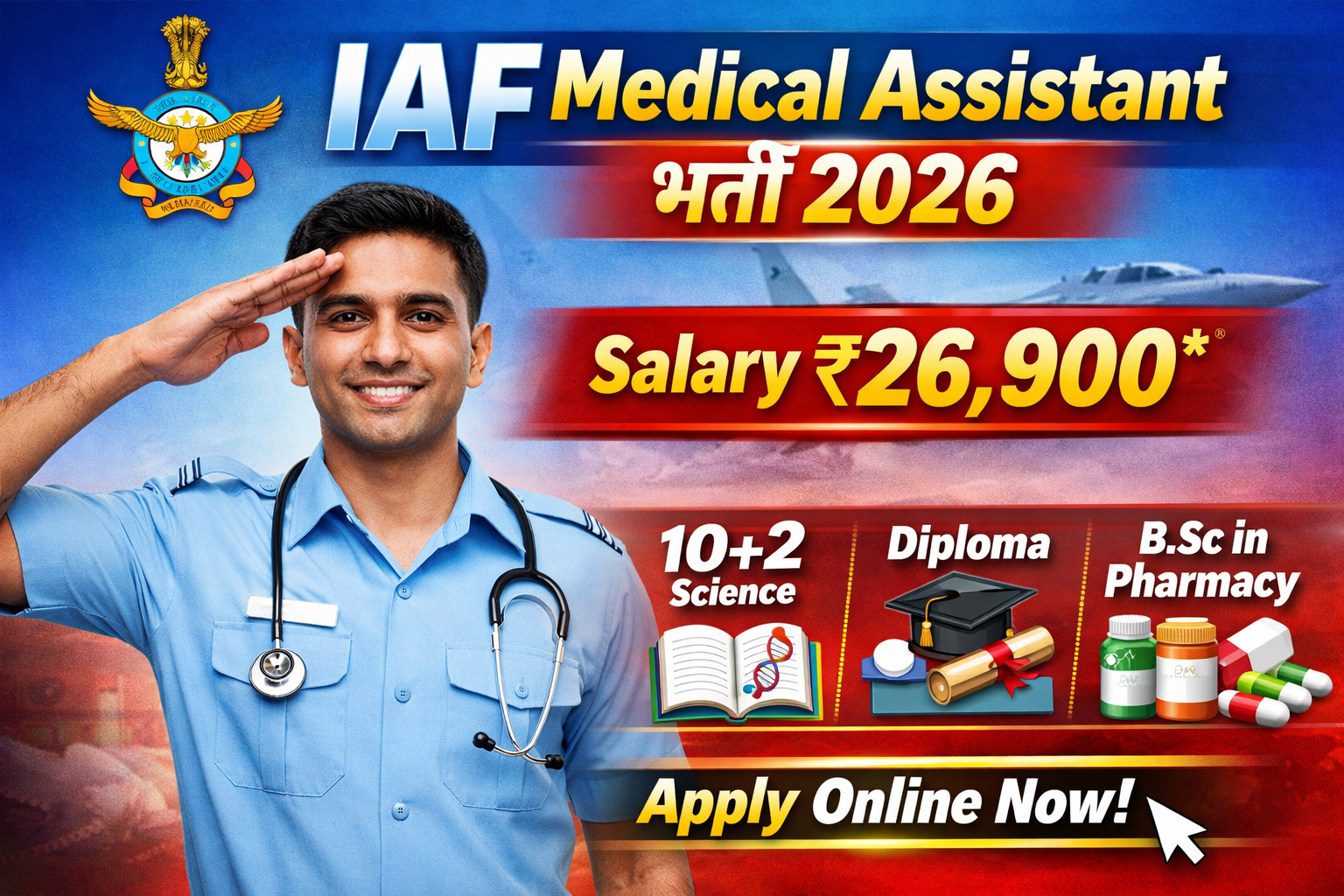 IAF Airmen Medical Assistant Recruitment 2026 Group Y Intake 01/2027 ...
